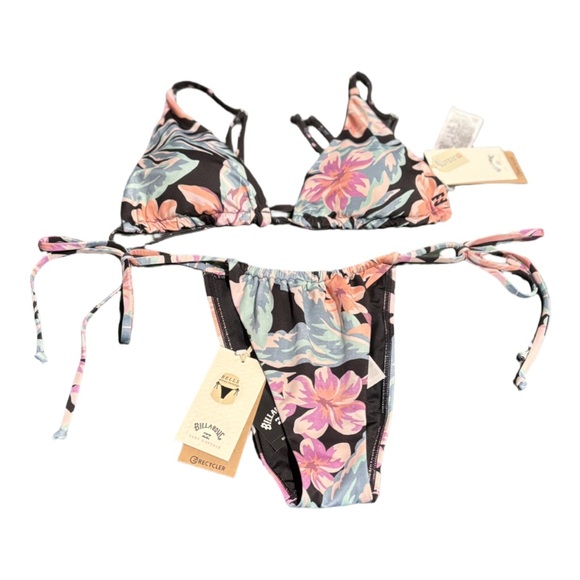 Billabong | Swim | Billabong Floral Bikini Set Sl | Poshmark
